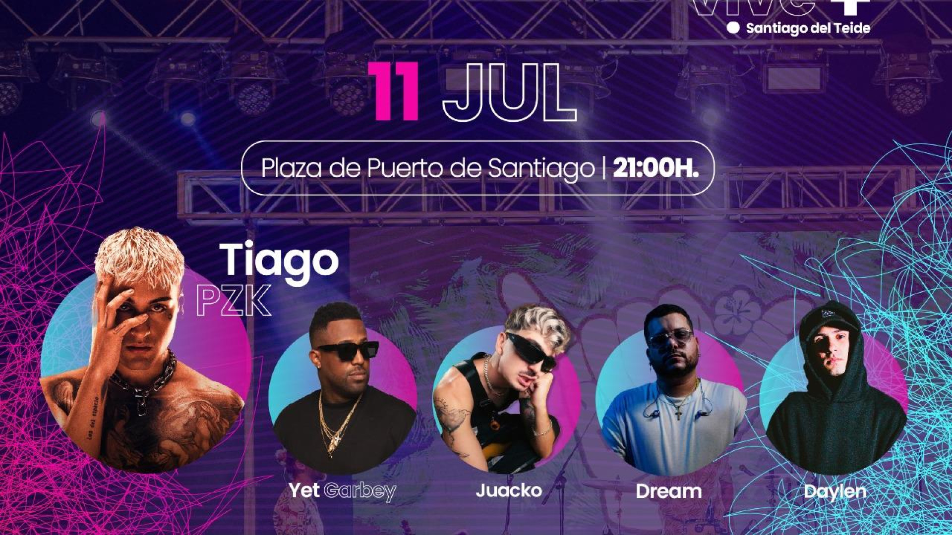 El rapero Tiago PZK y el cantante Manny Cruz cabezas de cartel de la II ...