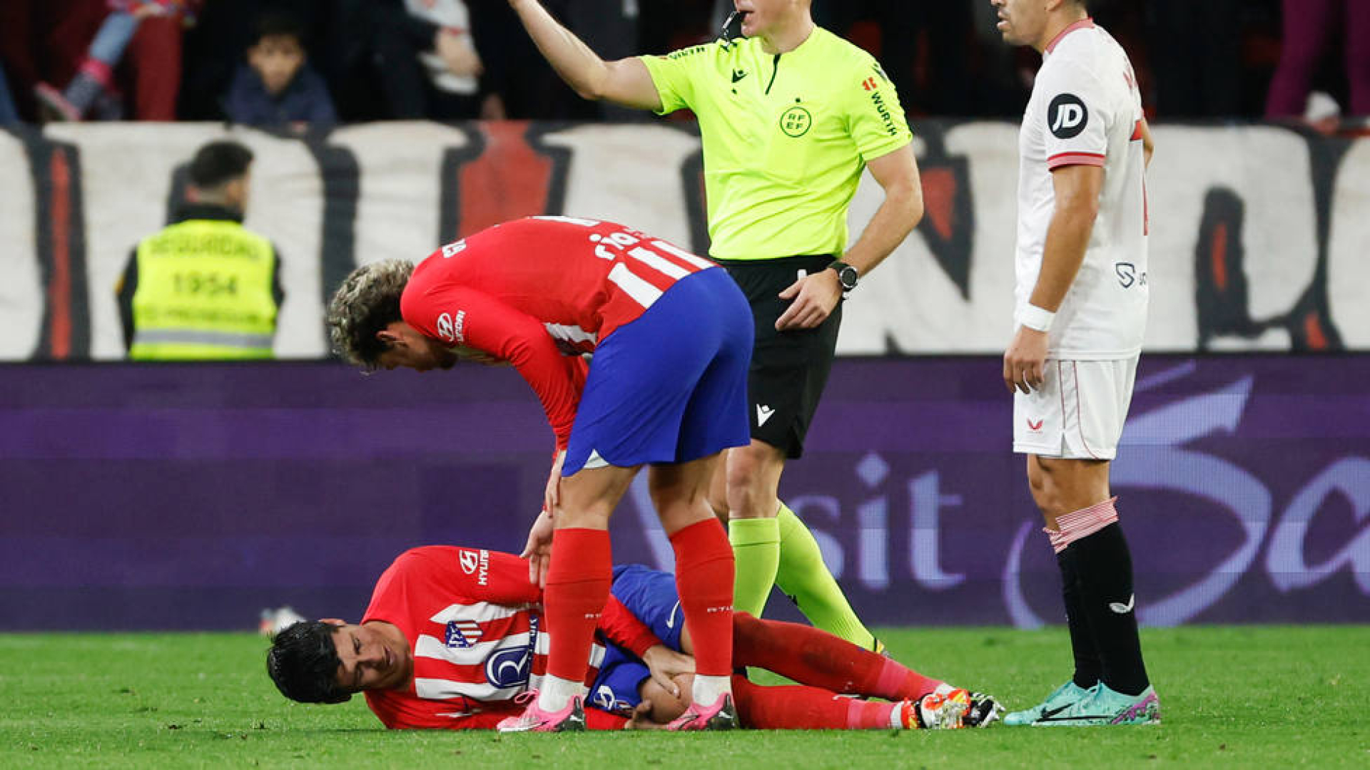 Morata sufre una contusión ósea y un esguince del ligamento lateral ...