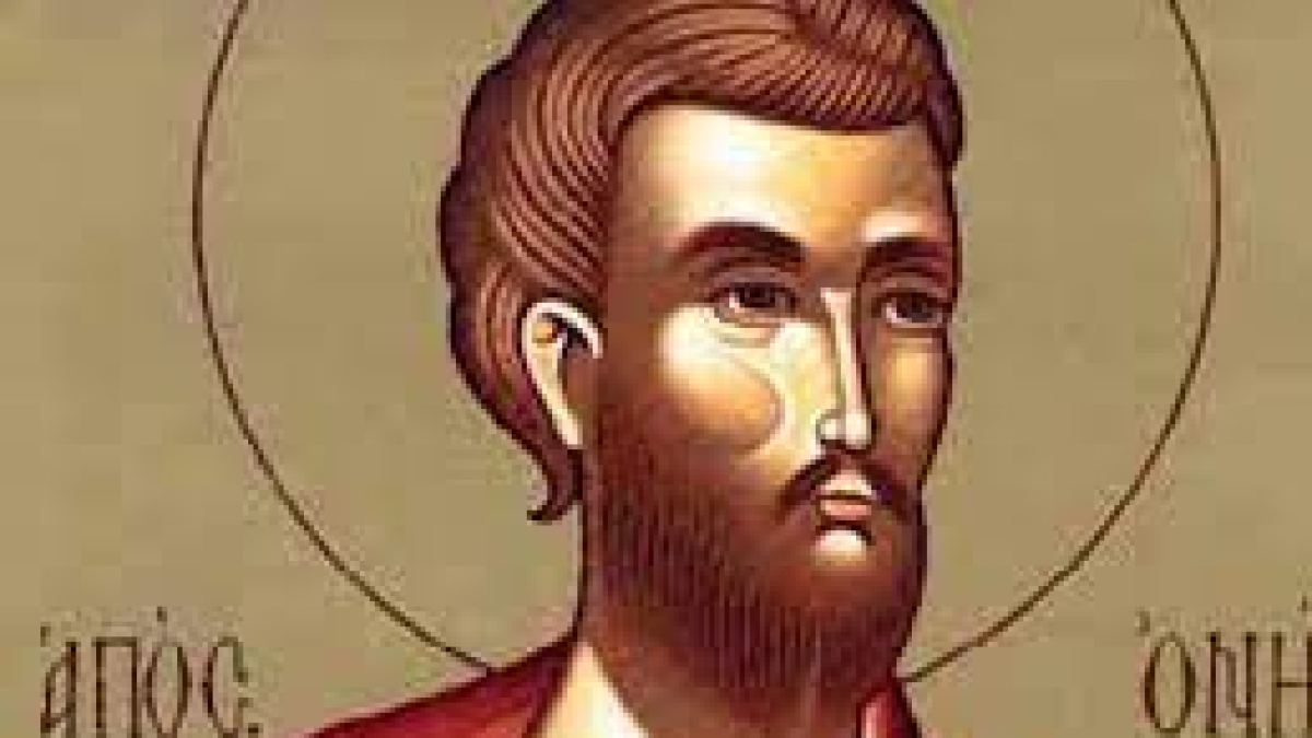 San Onésimo, discípulo de Pablo y hermano de Filemón