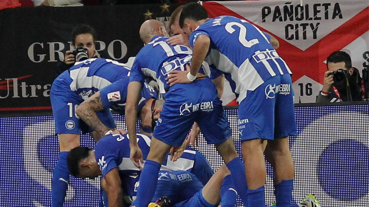 Gol de Tenaglia (Sevilla, 0 - Alavés, 1)