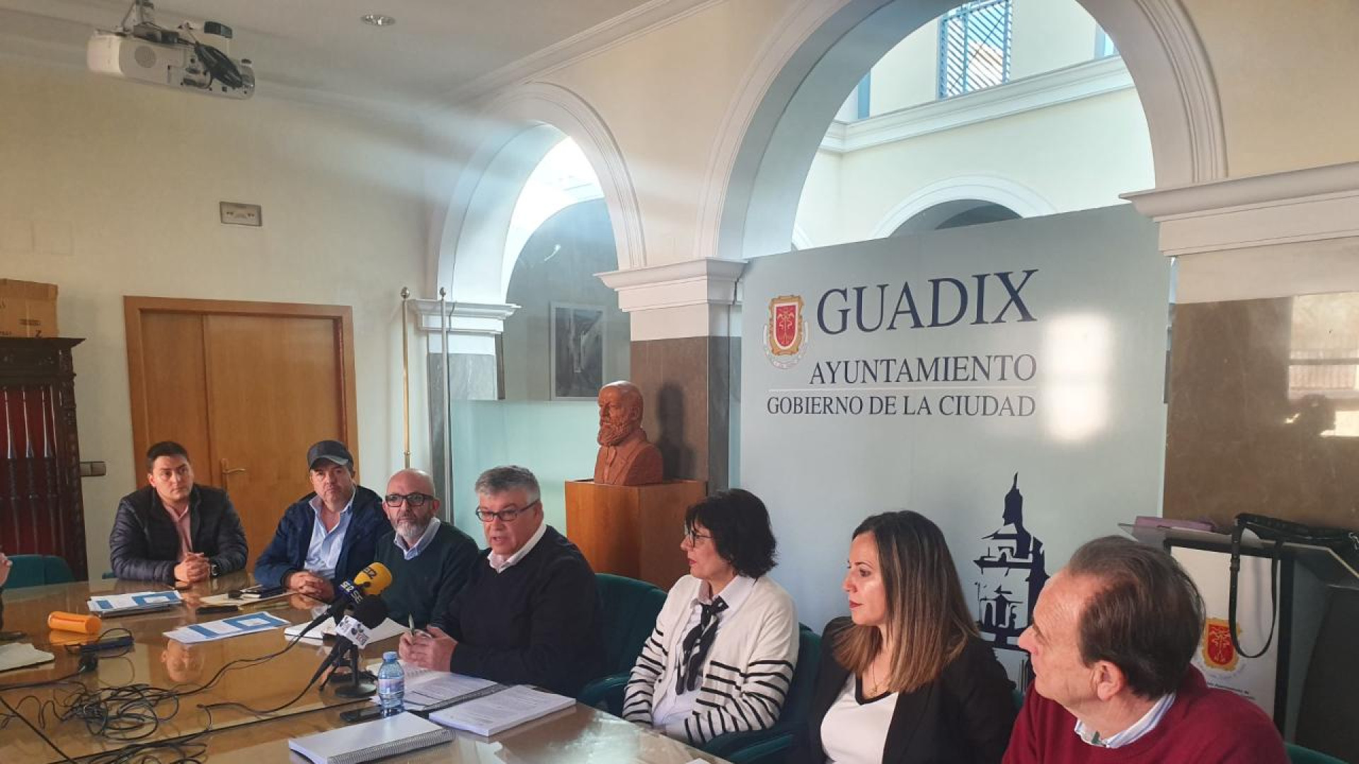 Pedro Gabriel Ros, portavoz del ayuntamiento de Guadix