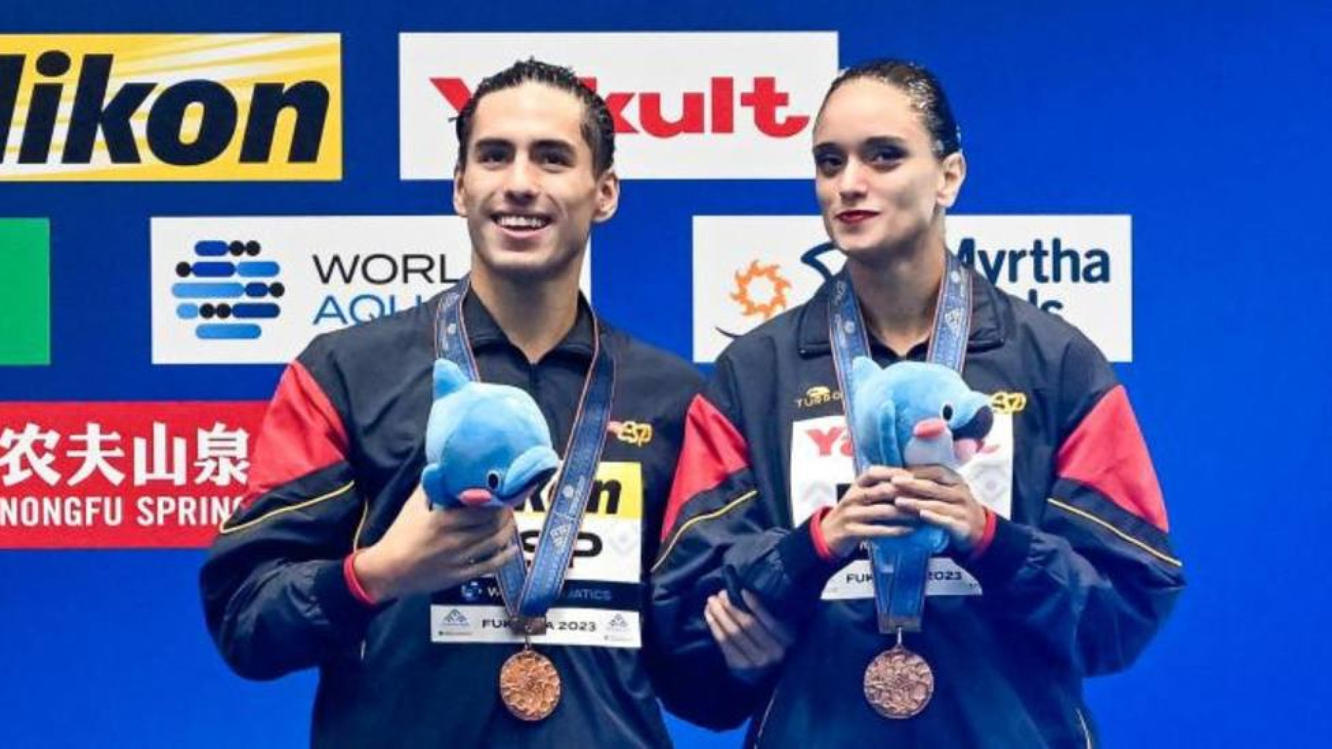 Dennis González y Mireia Hernández se cuelgan el bronce en el dúo mixto ...