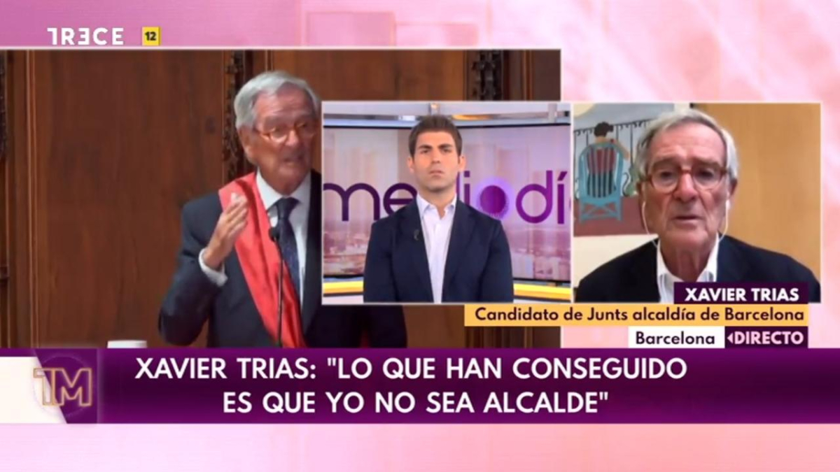 Xavier Trias, en 'TRECE al Mediodía': "Me enteré una hora antes de que ...