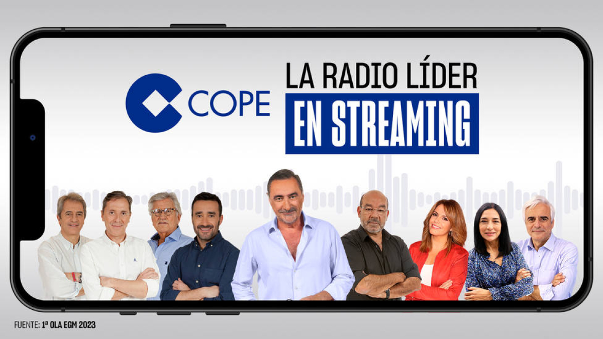 COPE, líder en la escucha de radio generalista por streaming