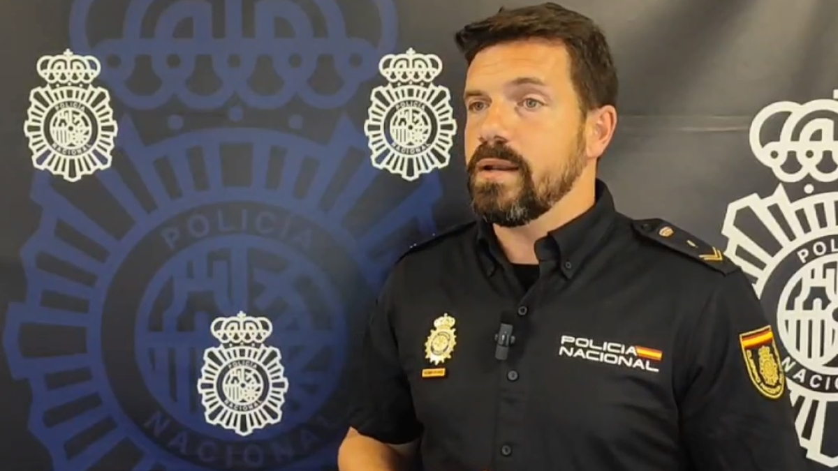 El portavoz de la Policía Nacional explica los detalles de la detención ...