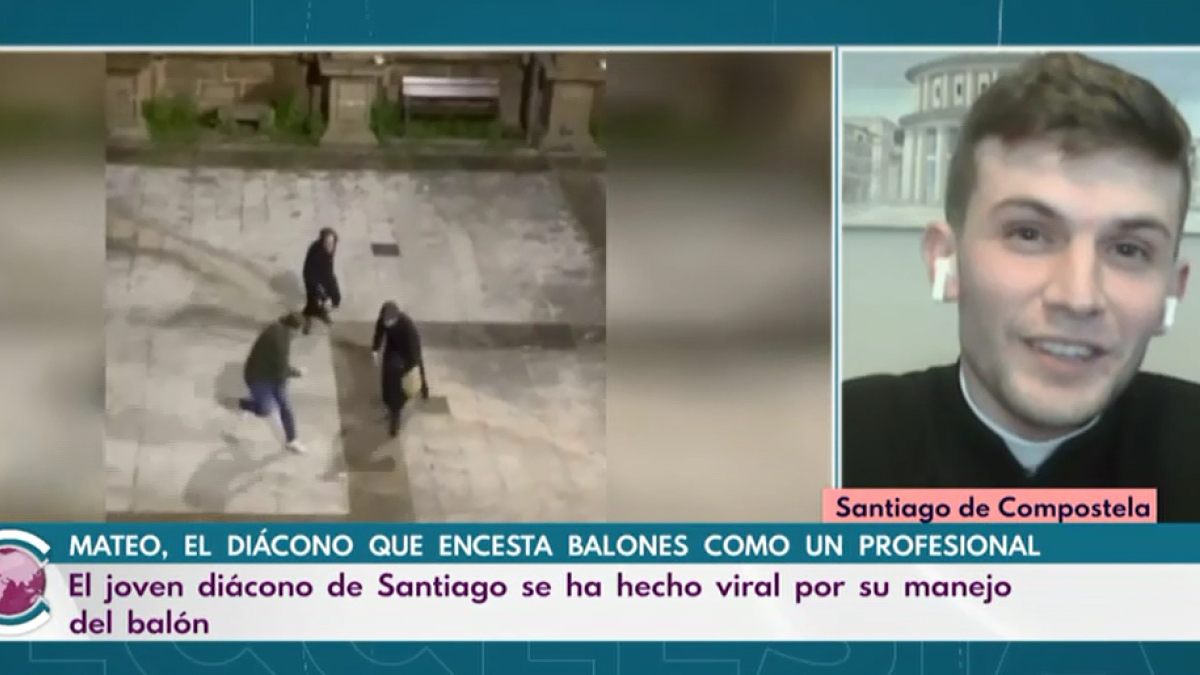 Mateo, el diácono de sotana de 25 años que se ha hecho viral por cómo ...
