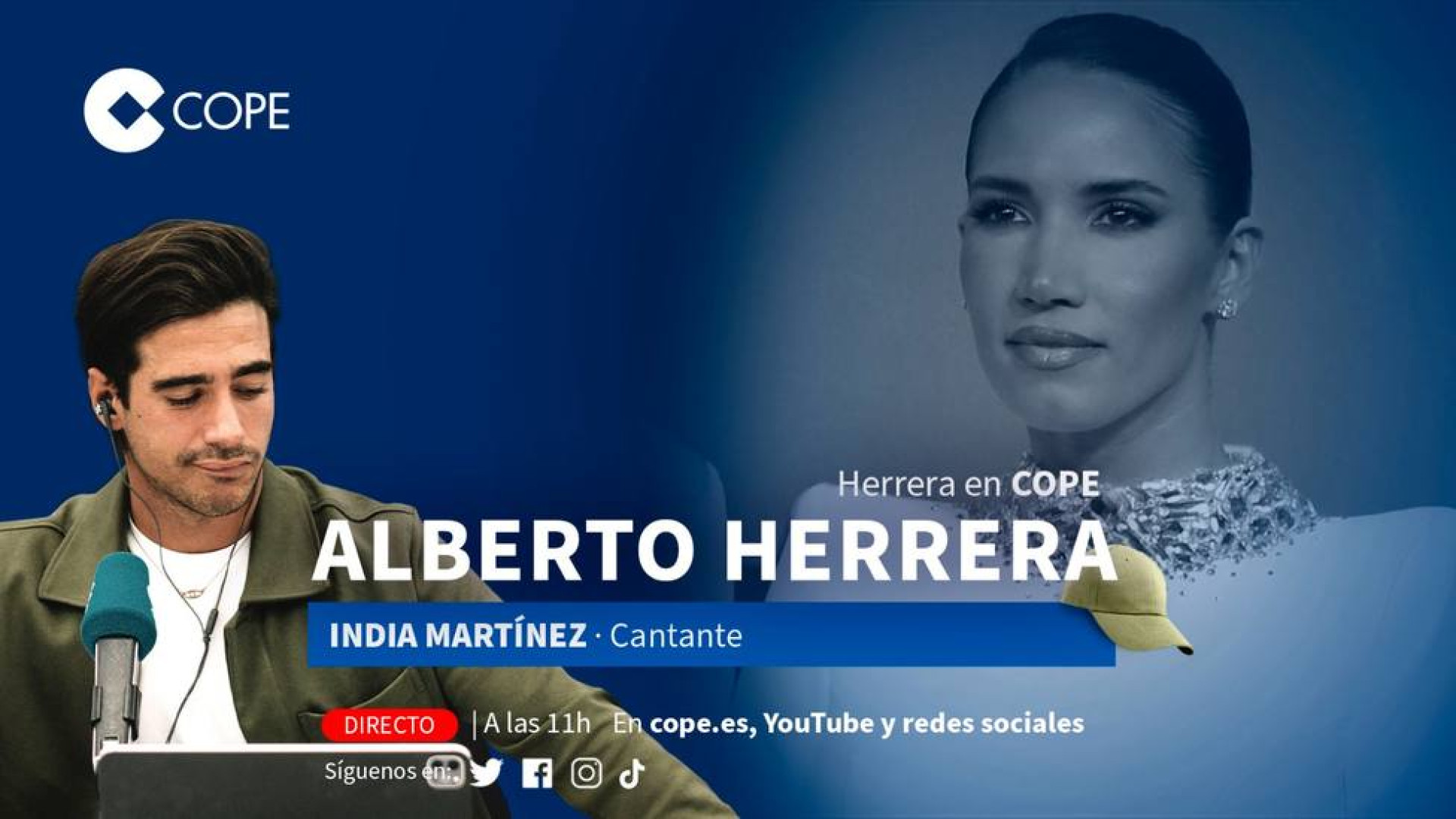Sigue en directo la entrevista de Alberto Herrera a India Martínez en ...
