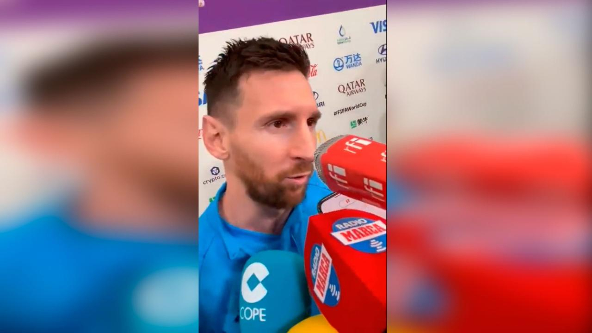 Messi, con Antonio Ruiz: "No era fácil jugar este partido; el triunfo ...