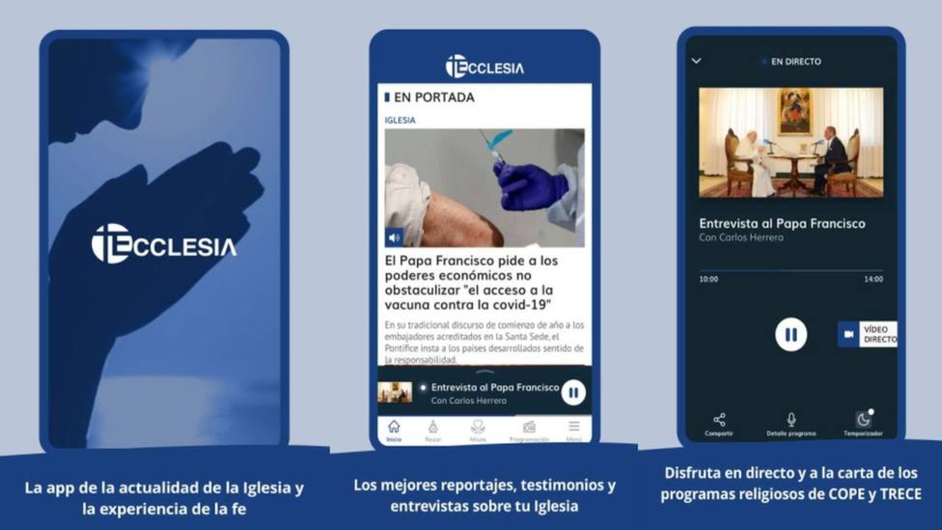 Sobre la app Ecclesia