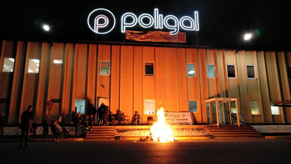 Los 112 trabajadores de Poligal, despedidos