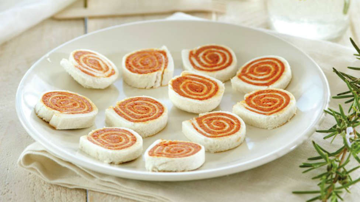 Recetas de cocina para el aislamiento: Canapés enrollados