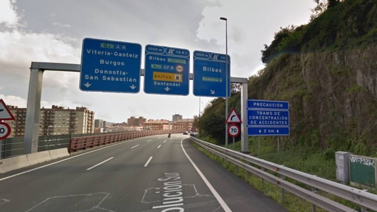 Una mujer da a luz en la autopista A-8 en Bilbao