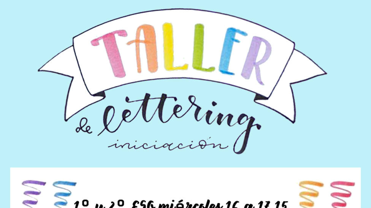 El Ayuntamiento organiza cursos online de lettering y de técnicas de ...