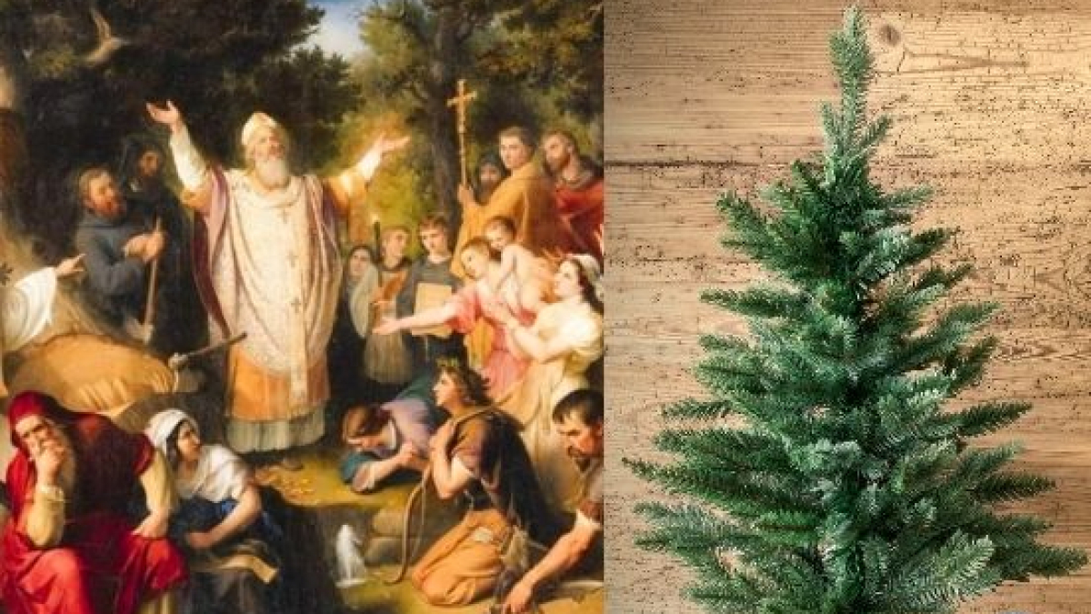 San Bonifacio, misionero y creador del árbol navideño