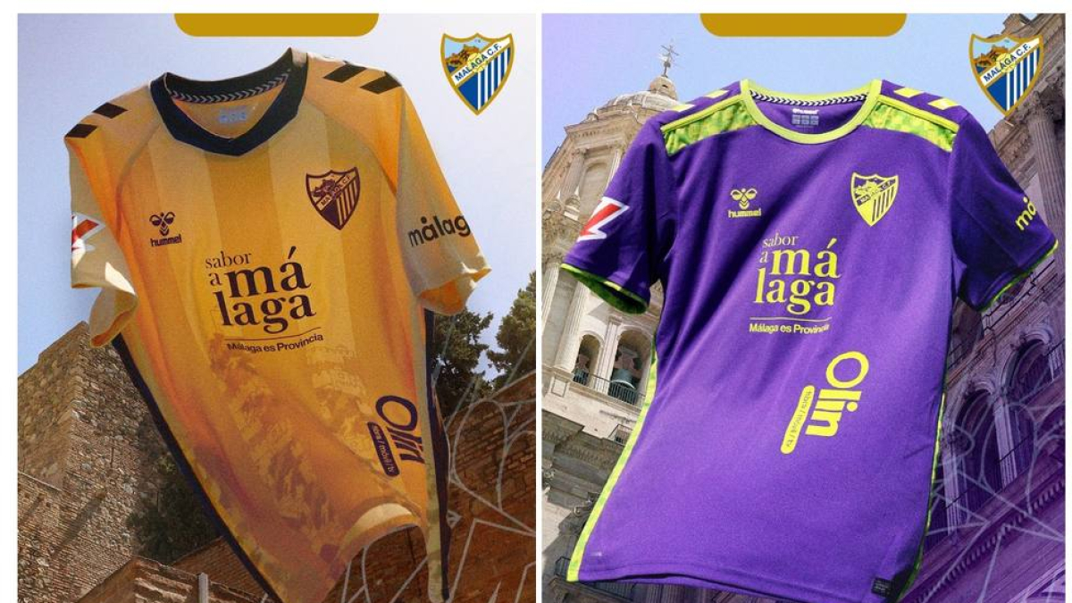 El Málaga completa sus equipaciones con el amarillo y una con el color ...