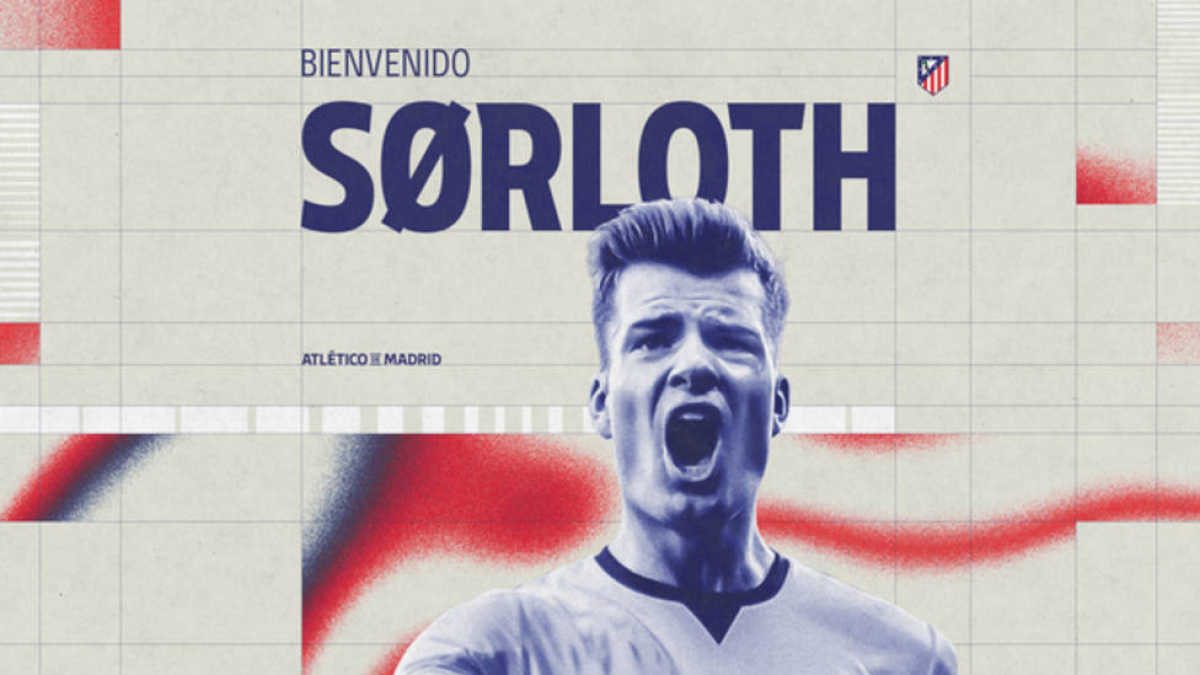Alexander Sorloth, nuevo jugador del Atlético de Madrid