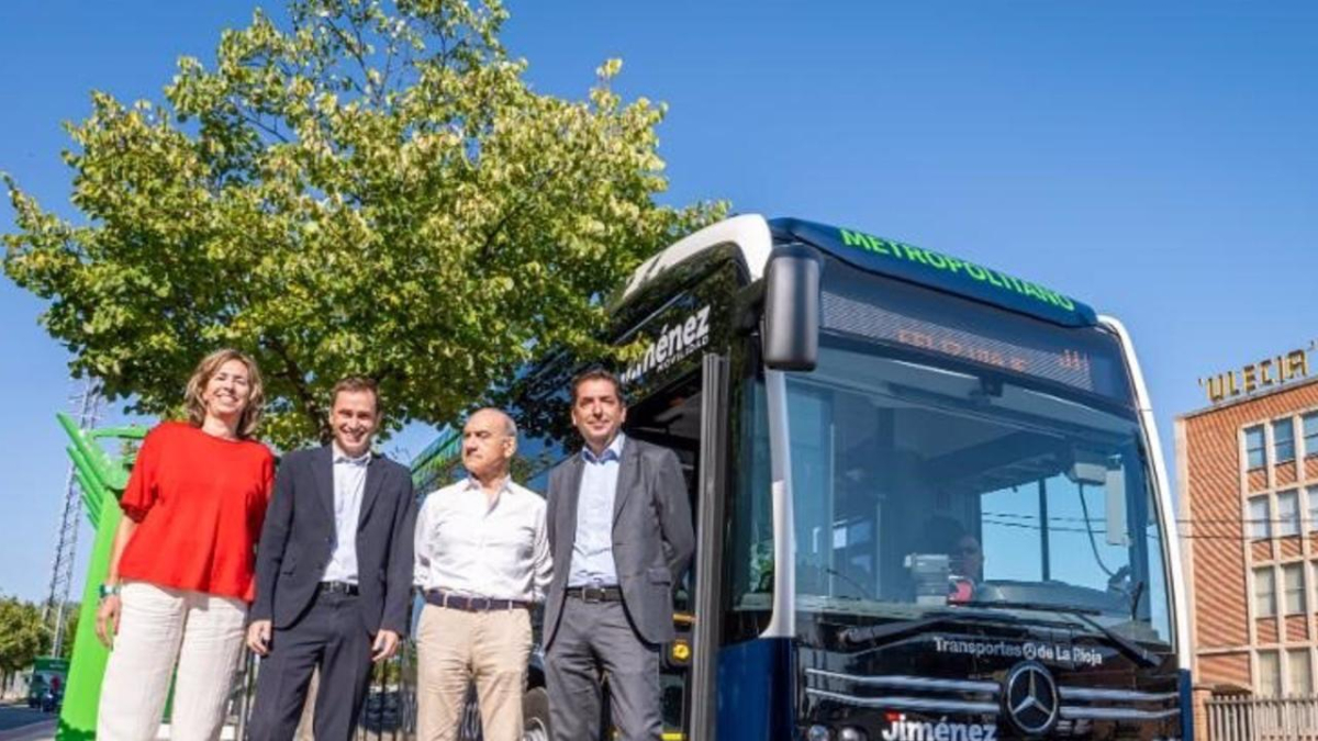 Primer autobús 100% eléctrico de La Rioja: "Desde ya, va a dar servicio"