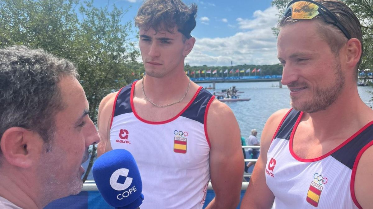 Cooper y Adrián del Río, tras quedarse a las puertas del bronce, en ...