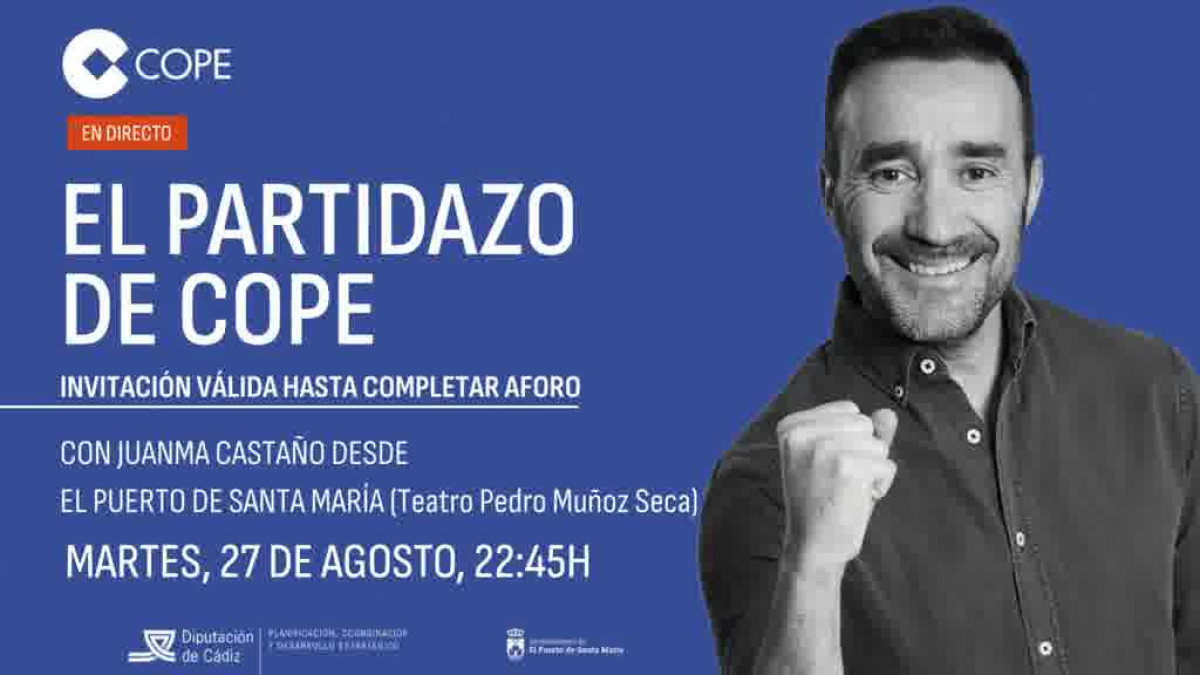 El Partidazo de COPE en directo, desde El Puerto de Santa María