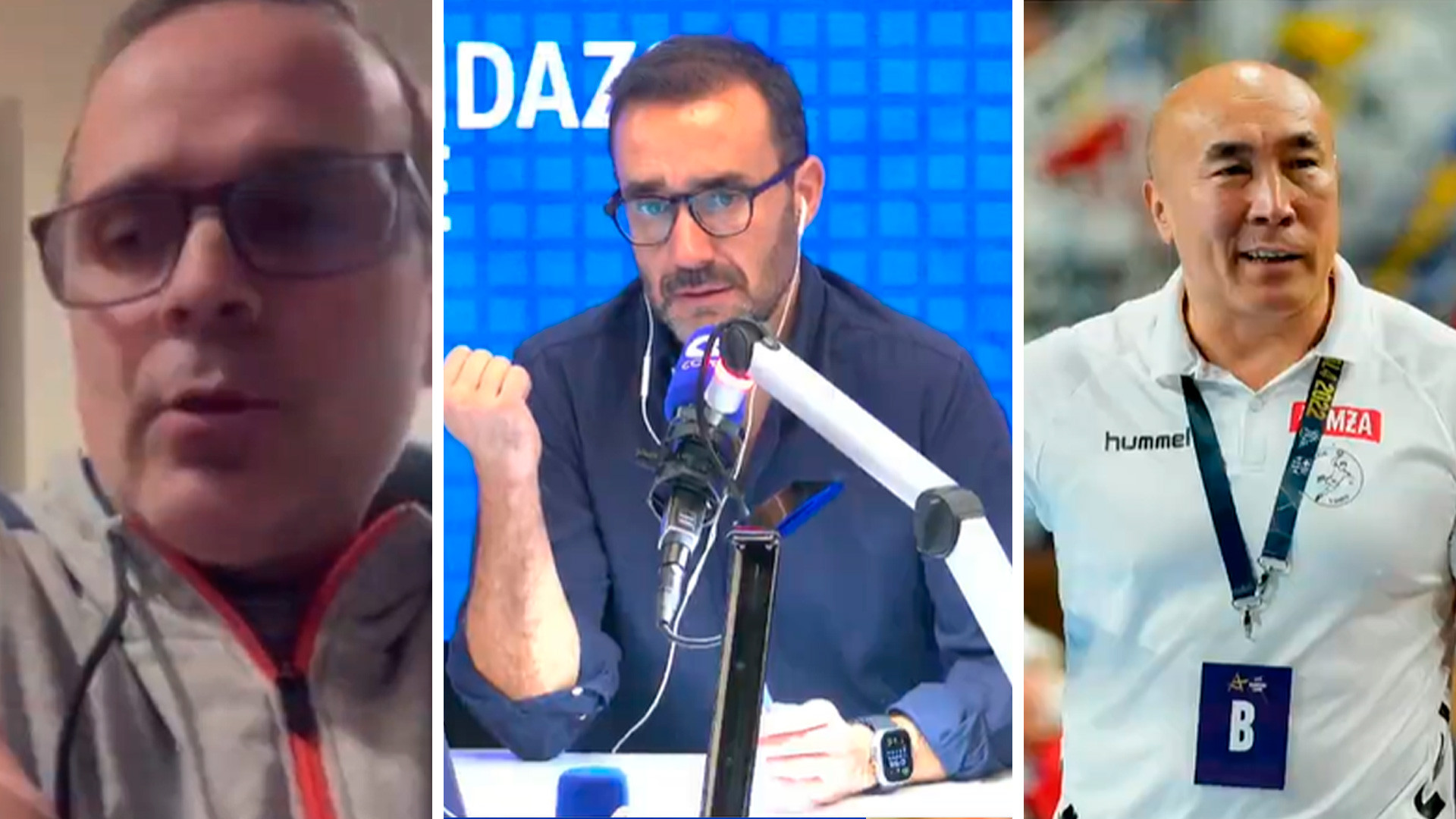 La alta tensión entre Talant Dujshebaev y Xavier Sabaté también saltó ...