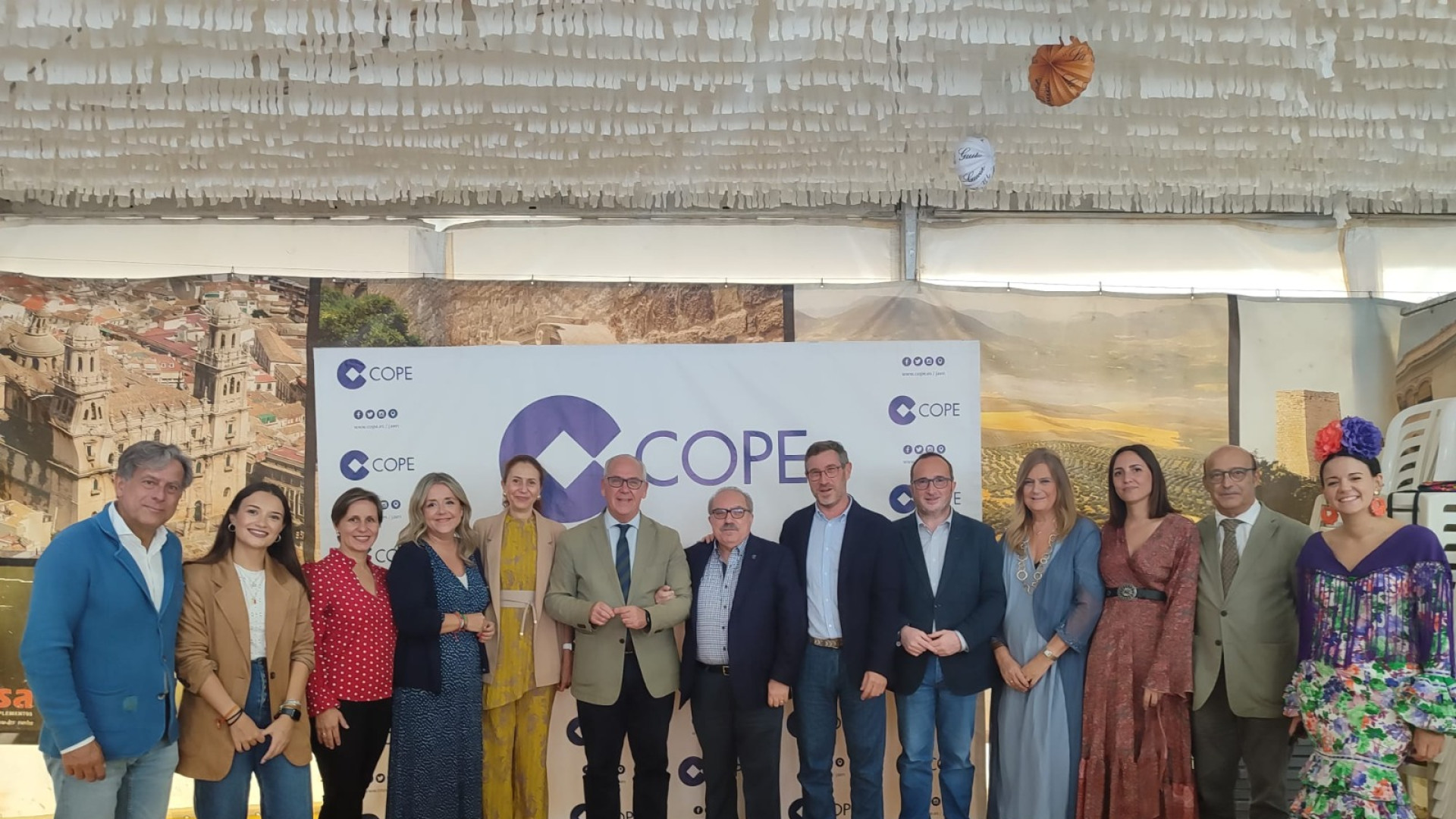La caseta de COPE Jaén el ferial fue un espacio para el encuentro ...
