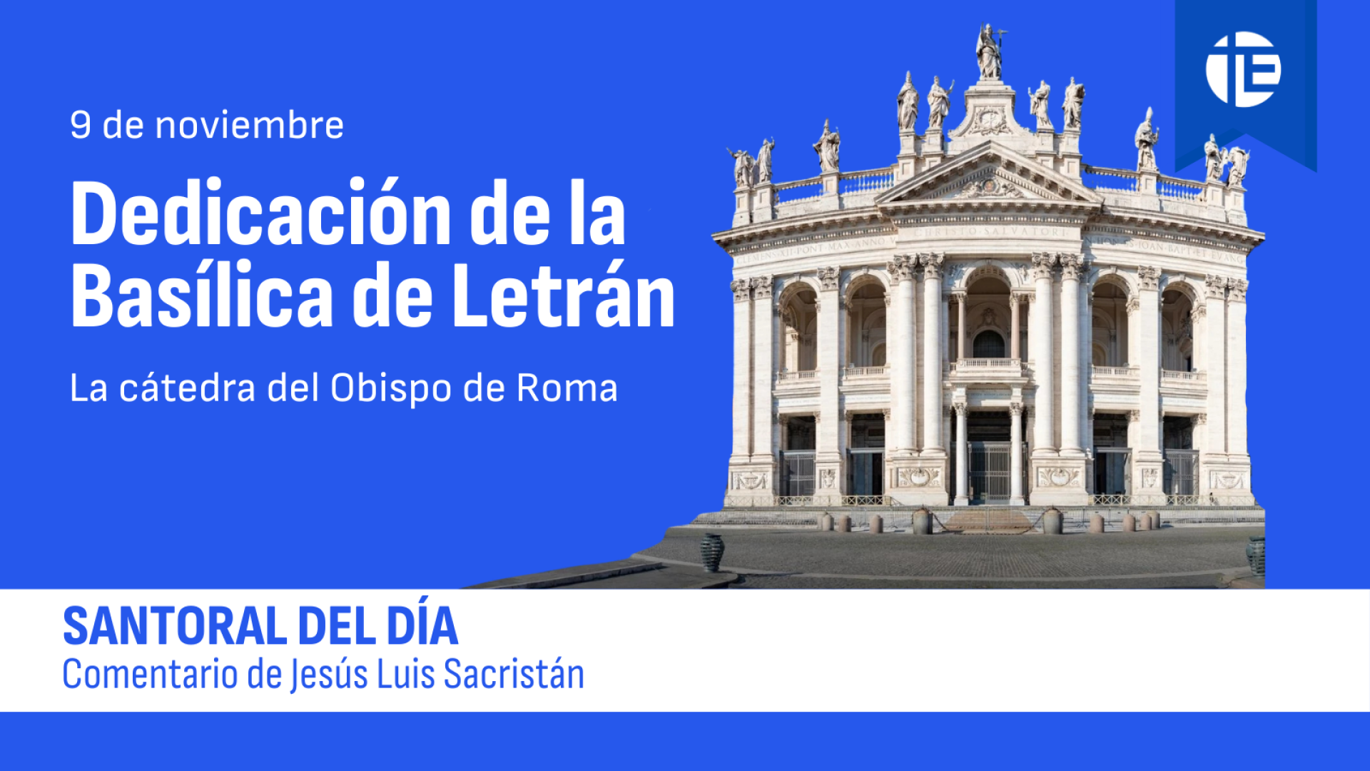 La Dedicación de la Basílica de Letrán