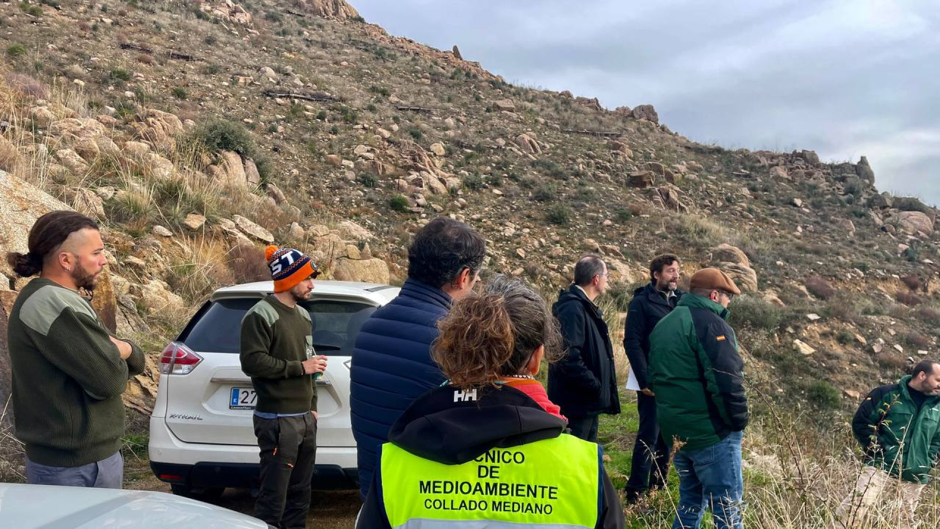 Collado Mediano inicia la reforestación del Cerro del Castillo ...