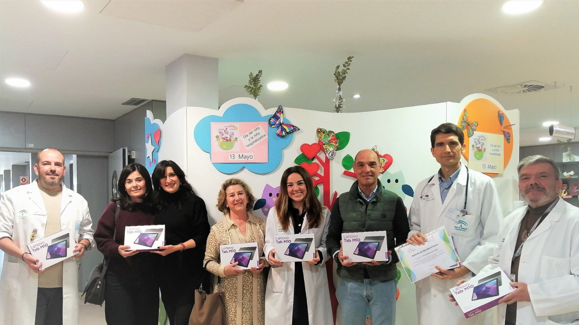 El Aula Hospitalaria del Hospital Infanta Margarita recibe una donación ...