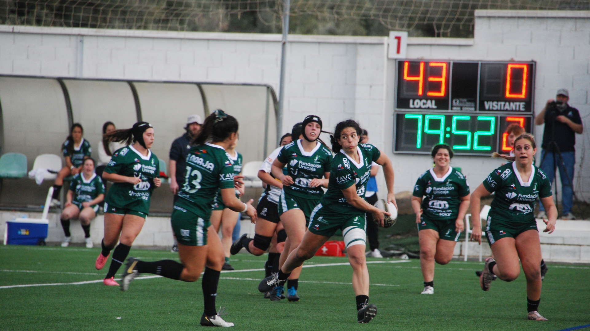 Jaén Rugby Femenino sigue líder tras vencer a un mermado Atlético Portuense
