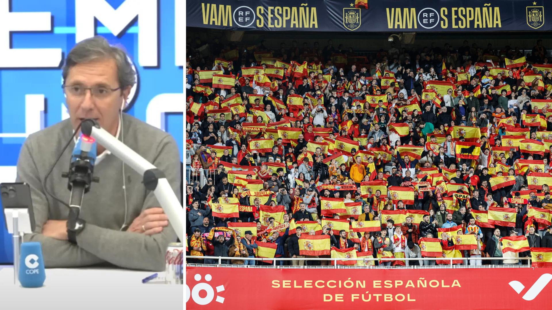 El enfado de Paco González con la pitada al himno de Países Bajos en ...