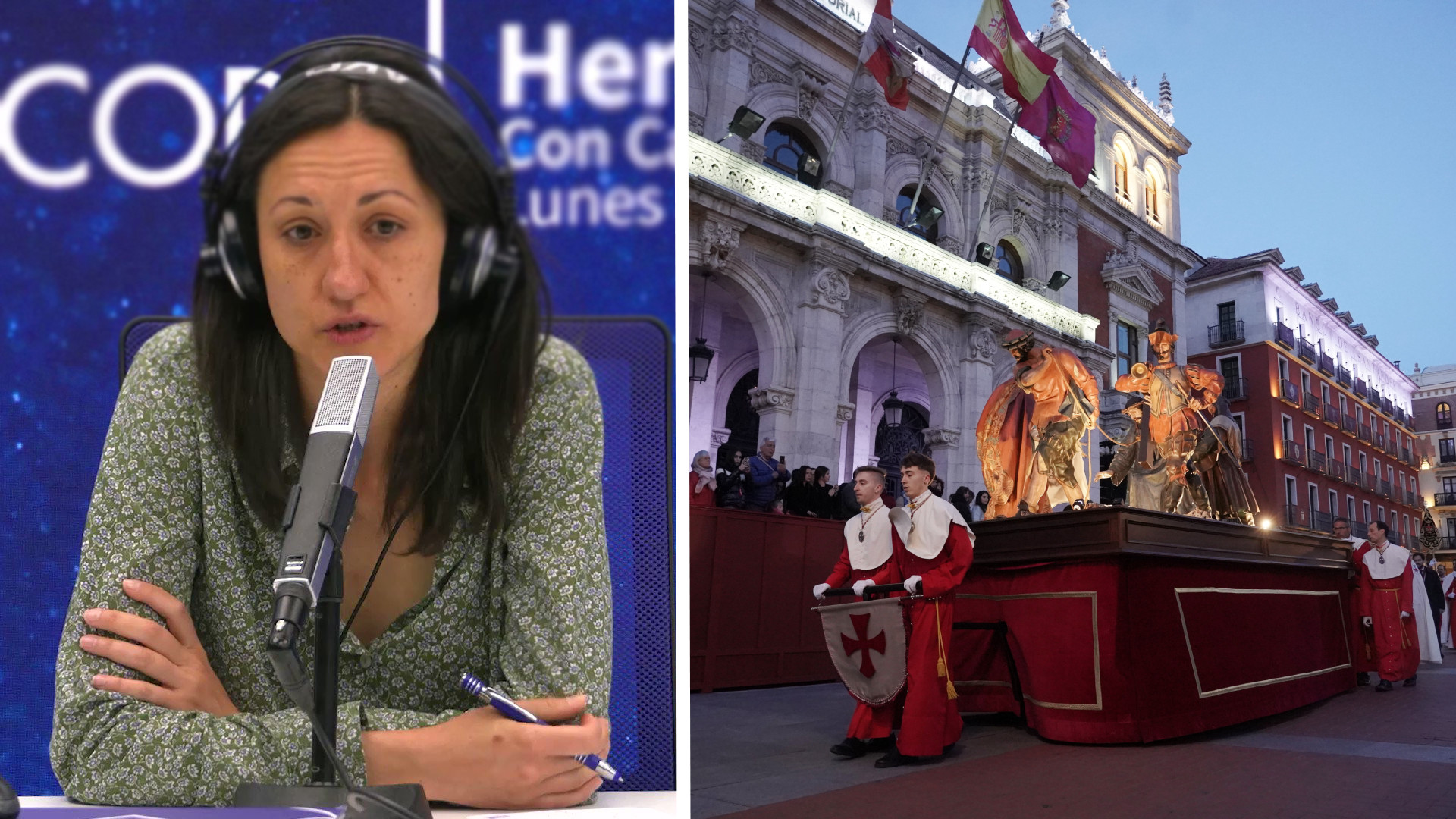 Ana Martín, colaboradora de Herrera en COPE, se emociona con la Semana ...