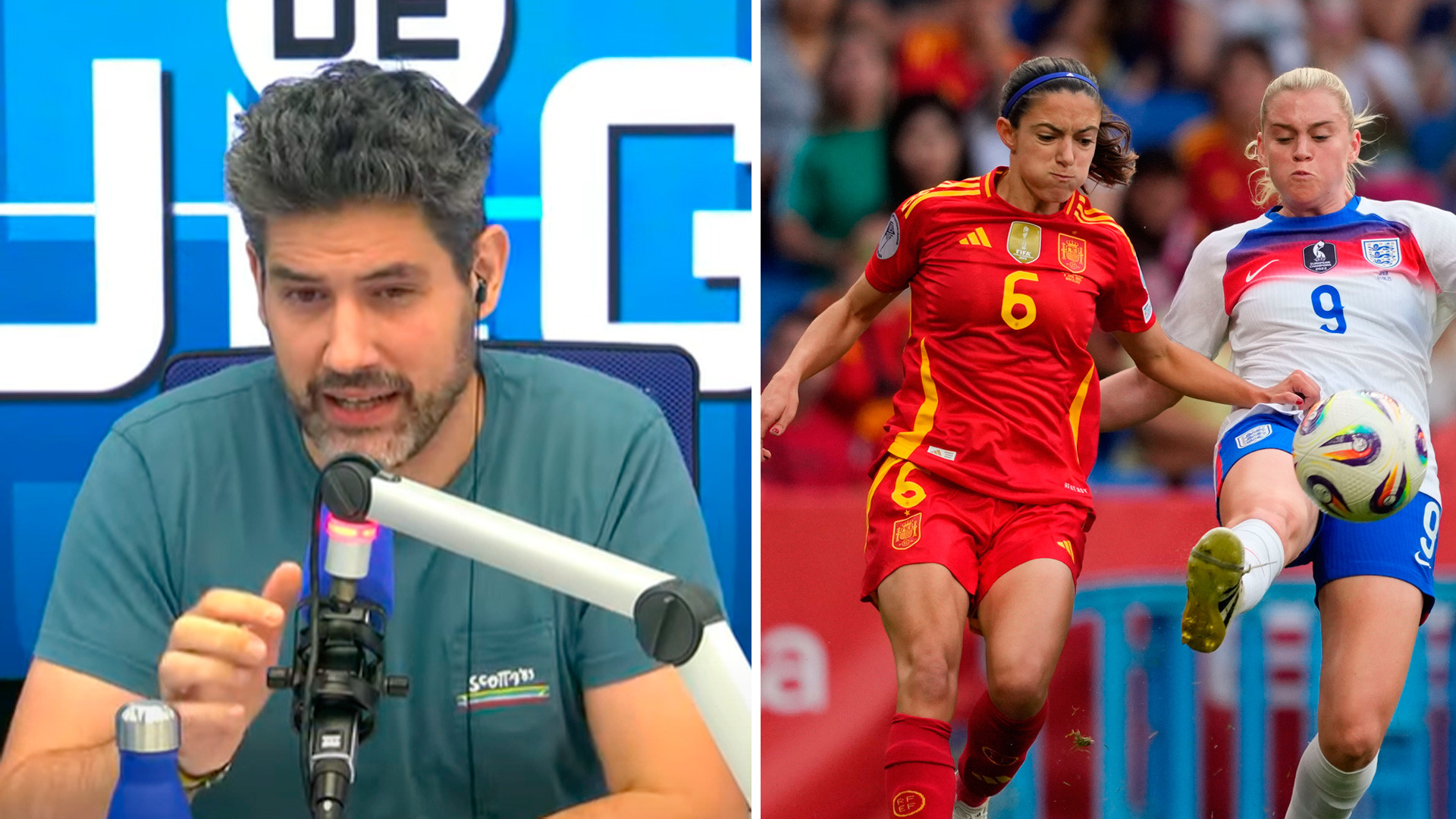 Heri Frade clama contra la falta de VAR en el España-Inglaterra ...