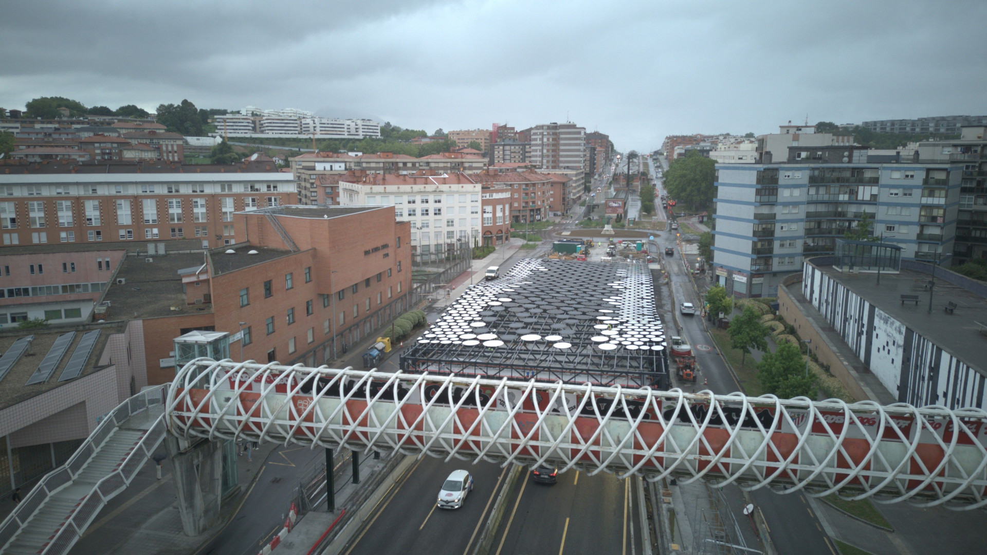 La nueva Avanzada de Leioa, "a vista de pájaro"