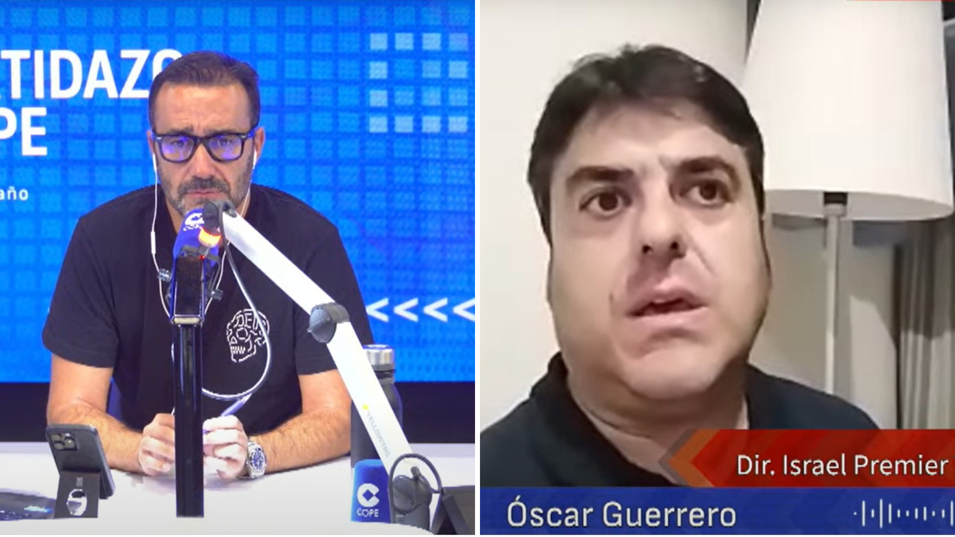 Óscar Guerrero, en El Partidazo de COPE: "No vamos a irnos de la carrera"