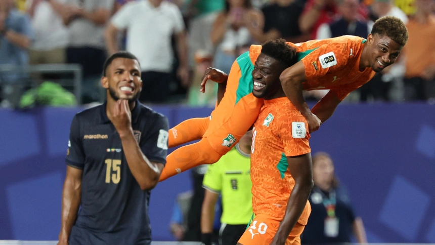 Amad Diallo da la victoria a Costa de Marfil ante Ecuador en el minuto 90