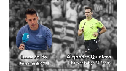 Isaac Fouto y el árbitro Alejandro Quintero protagonizan en Huelva una ...