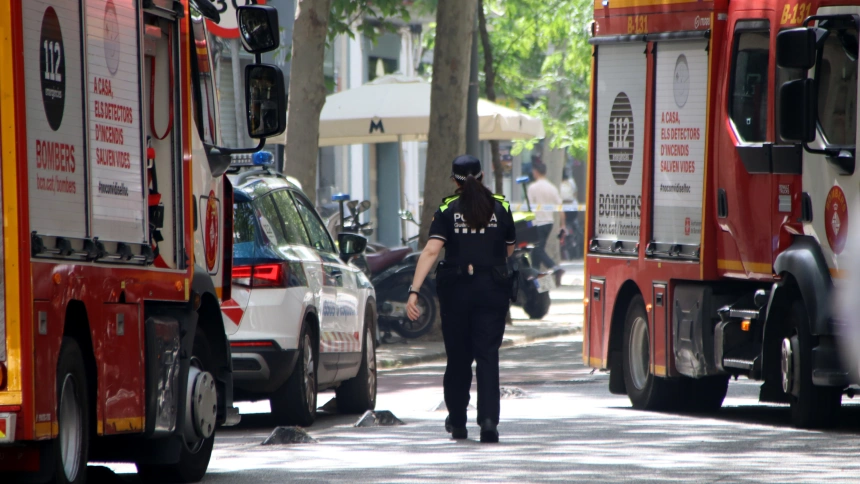 Alarma en Barcelona: una explosión de butano provoca un incendio y el ...